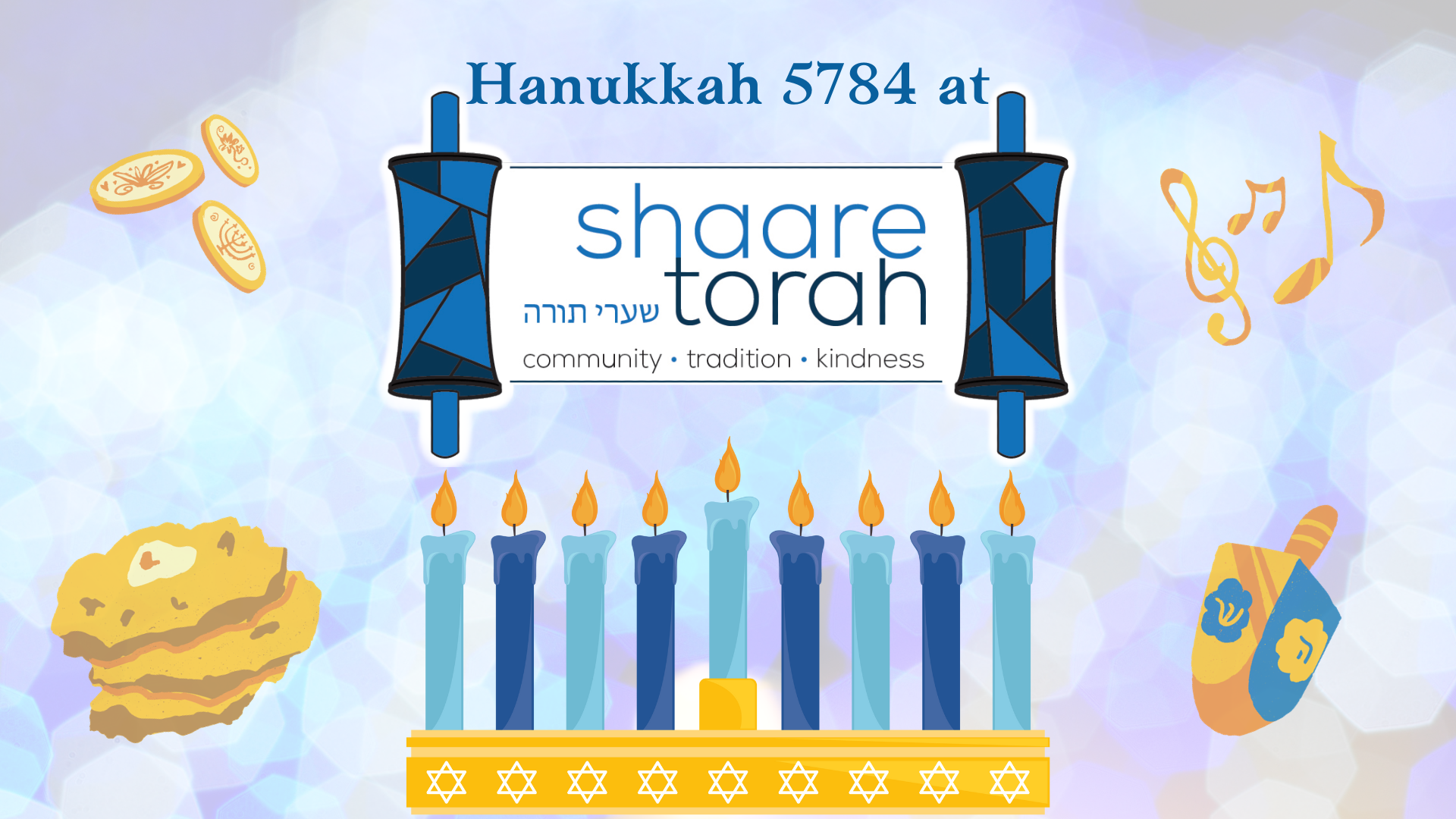 Hanukkah 5784 Shaare Torah Gaithersburg Md Conservative